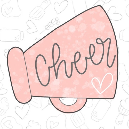 Personalized Cheer Megaphone Vinyl Decal Cheerleading Car - Etsy