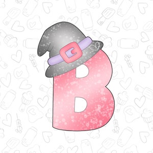 Letter B With Hat - Etsy