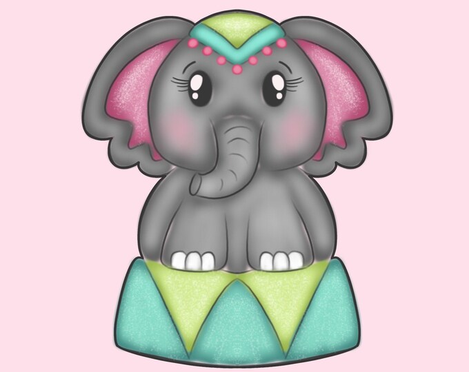 Cute Elly Elephant Cookie Cutter Animal Cutter - Etsy