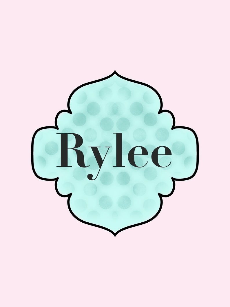 Rylee Plaque Cookie Cutter | Etsy