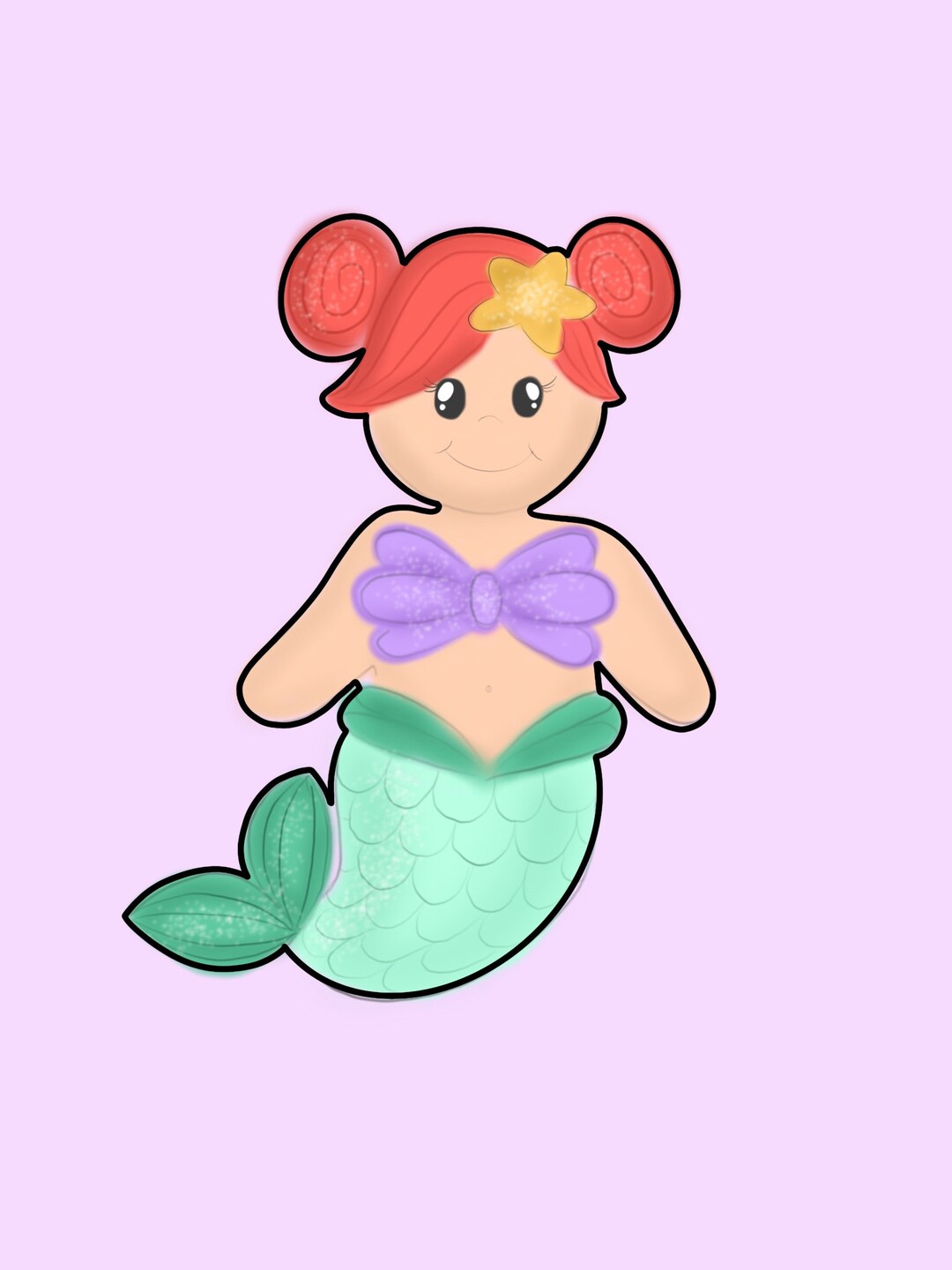 Emily Mermaid Cookie Cutter - Etsy