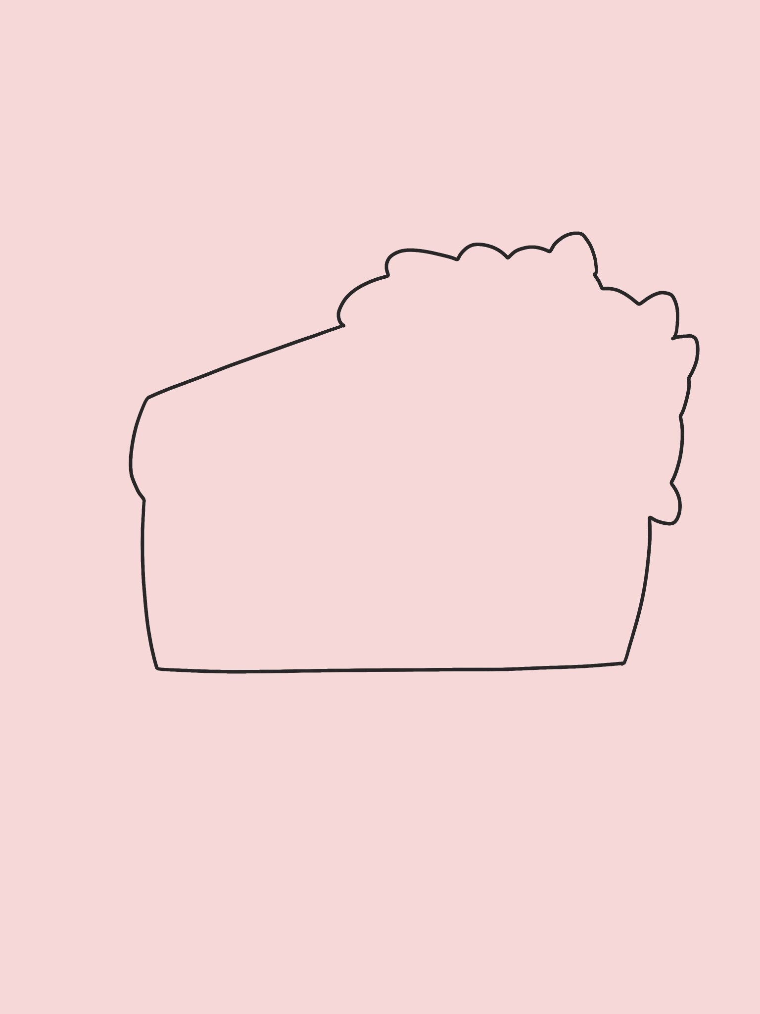 Floral Cake Slice Cookie Cutter - Etsy