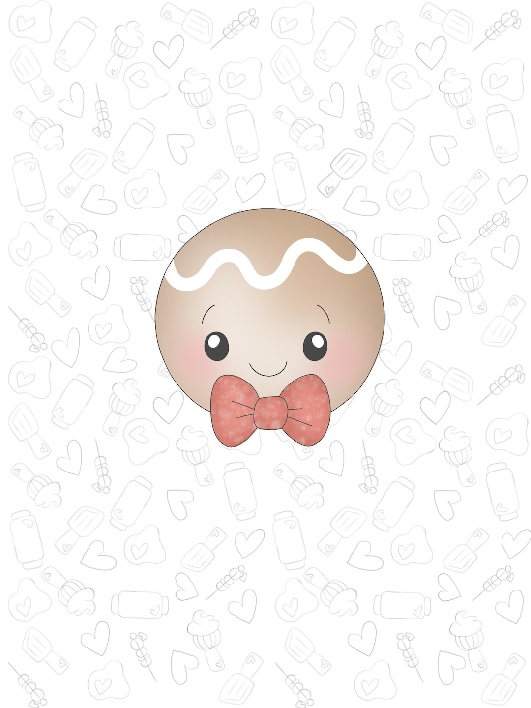 Gingerbread Head 2021 - Etsy