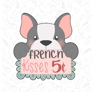 Scalloped Frenchie Plaque - Etsy