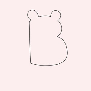 Bear Letter B Cookie Cutter - Etsy
