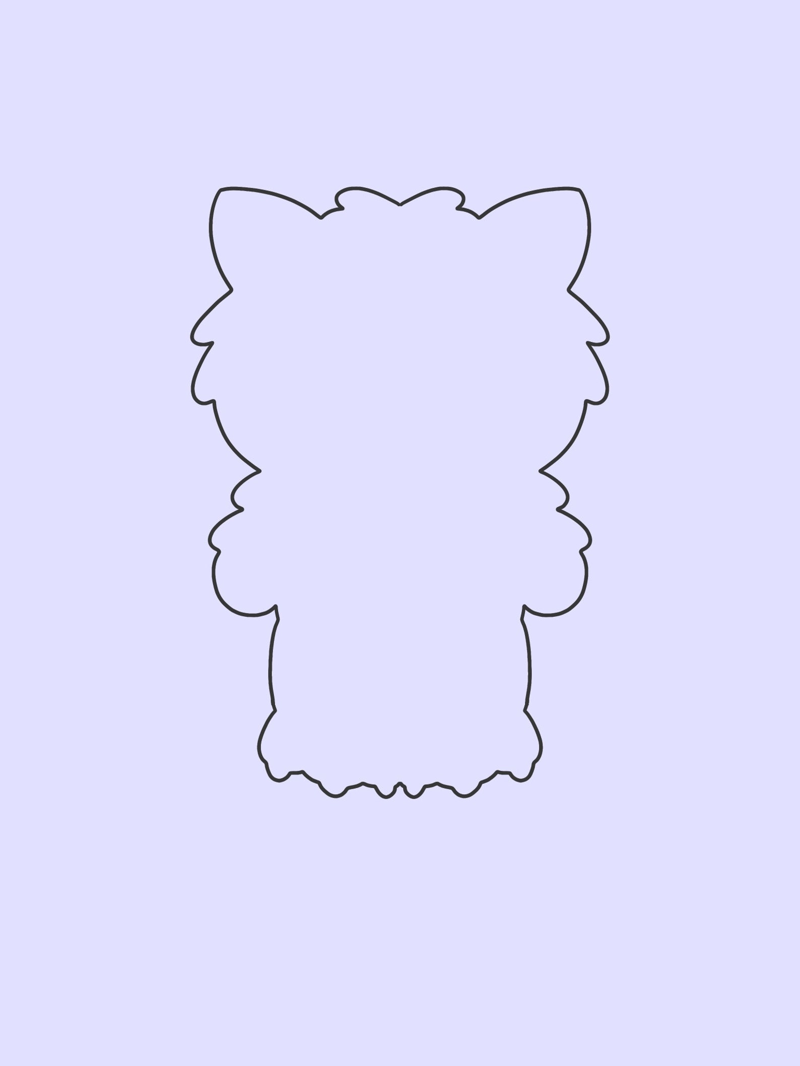 Chubby Werewolf Cookie Cutter | Etsy