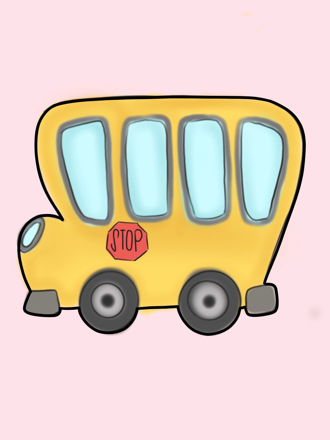 Extra Chubby Side Bus Cookie Cutter School Cutter - Etsy