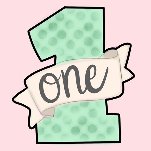 Number 1 Cookie Cutter Number One Cookie Cutter Number | Etsy