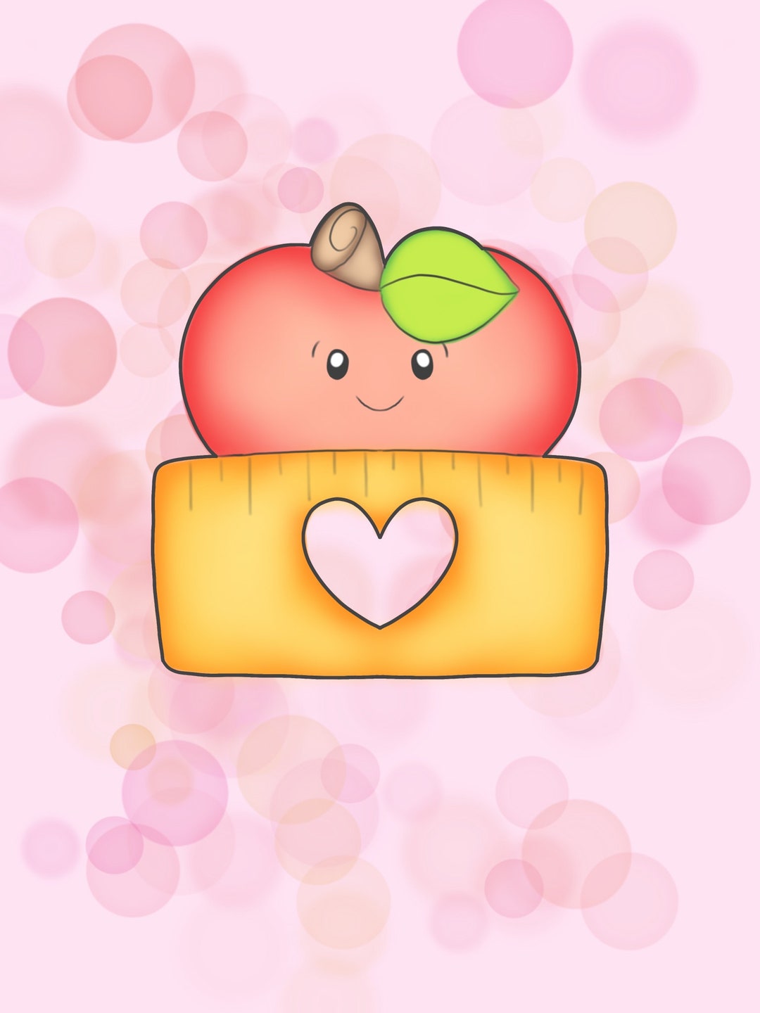 Apple Ruler Heart Cutout Cookie Cutter - Etsy