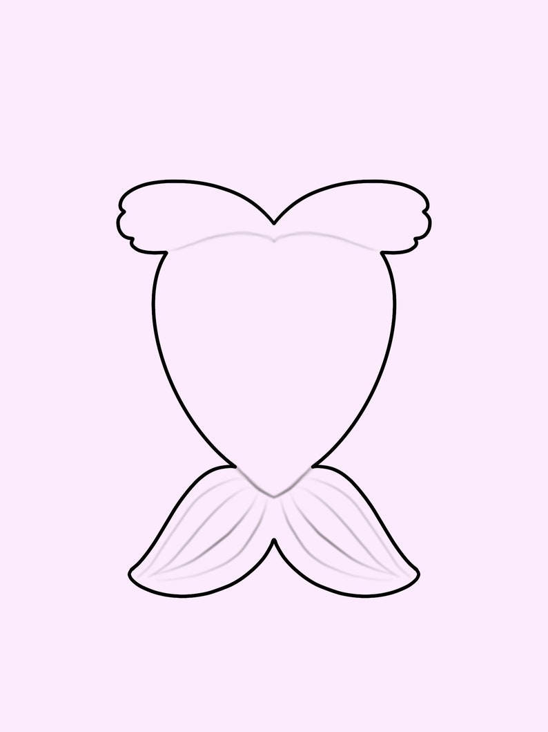 Natalie Mermaid Tail Cookie Cutter - Etsy