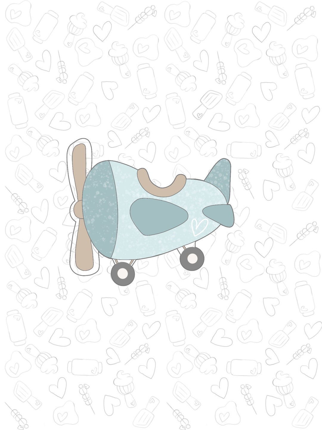 Chubby Plane - Etsy