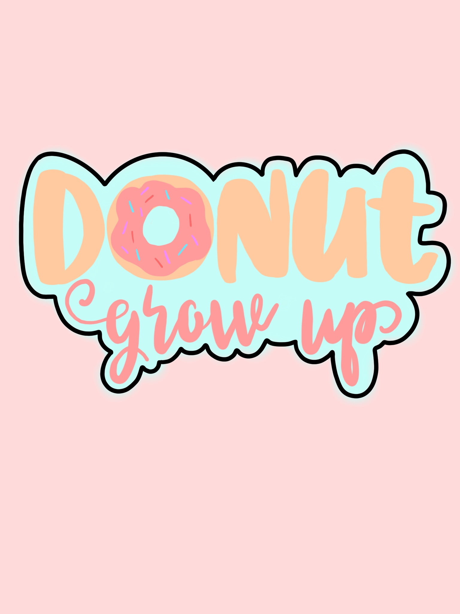 Donut Grow up Plaque 2 Cookie Cutter - Etsy