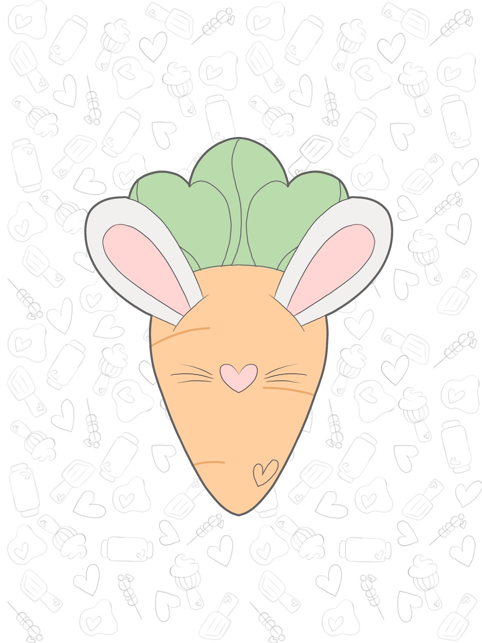 Bunny Carrot - Etsy