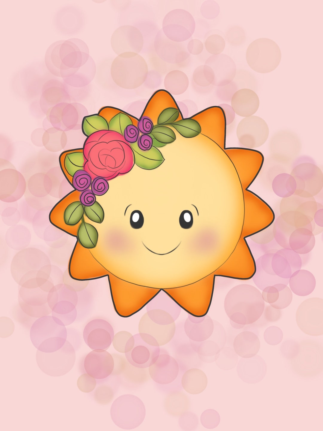 Floral Sammy Sun Cookie Cutter - Etsy