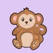 Cute Izzy Monkey Body Cookie Cutter, Animal Cutter - Etsy