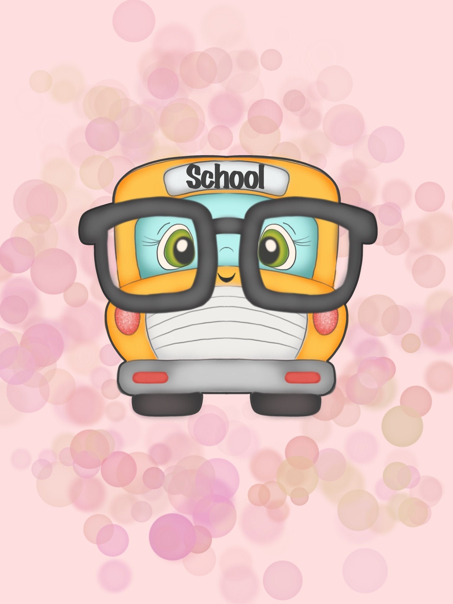 Nerdy School Bus Cookie Cutter - Etsy