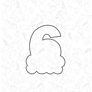 Lettered Seis no Cutout - Etsy