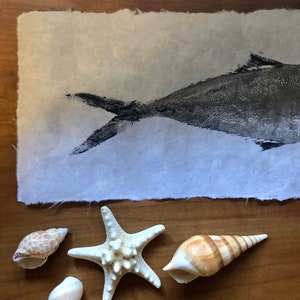 Lai Leatherback Gyotaku Original Life Sized Fish Print Maui Hawaii - Etsy