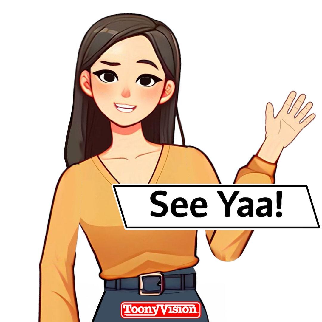 Cartoon Created of YOU With Hand Sign Messages Made of You in Real ...