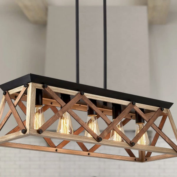 Rustic Chandelier - Etsy