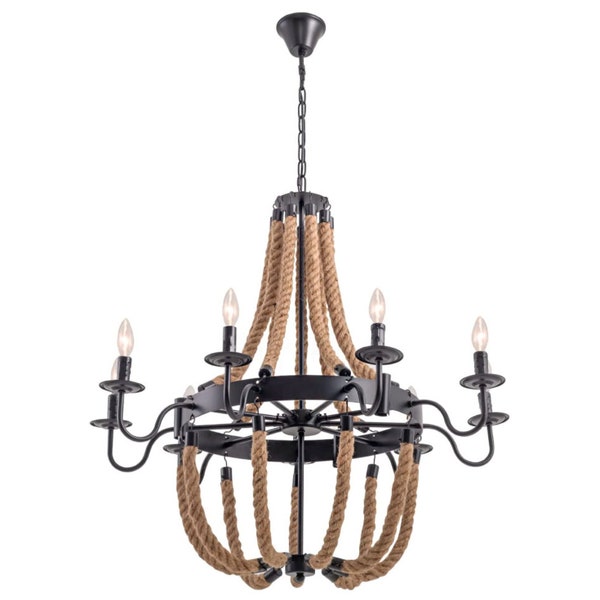 Rope Chandelier - Etsy