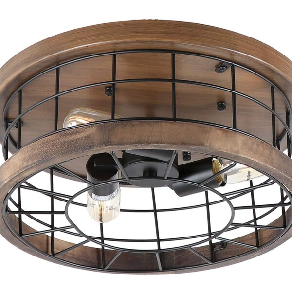 Flush Mount Ceiling Cage Light - Etsy