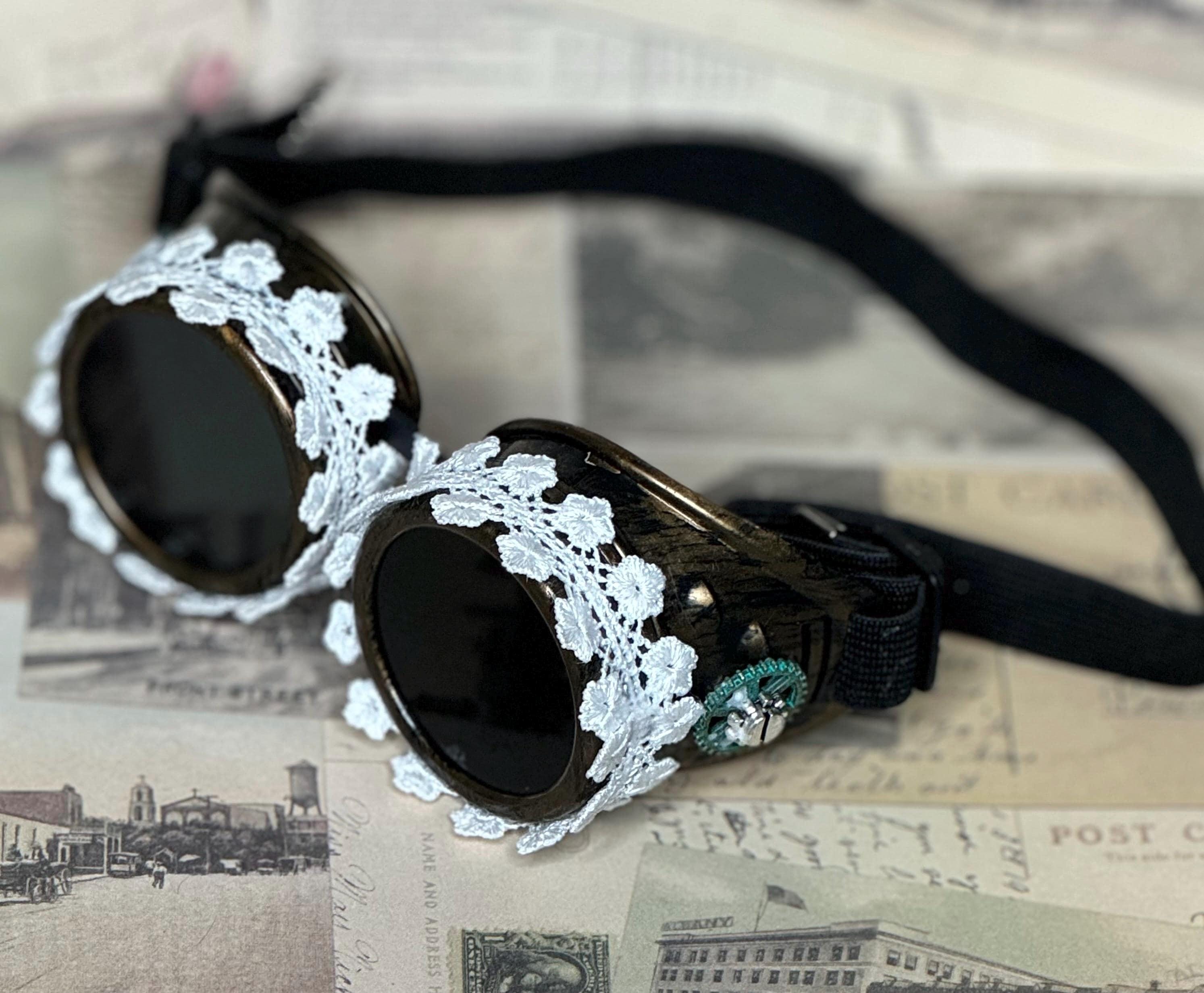 Burnished Gold Goggles - Etsy