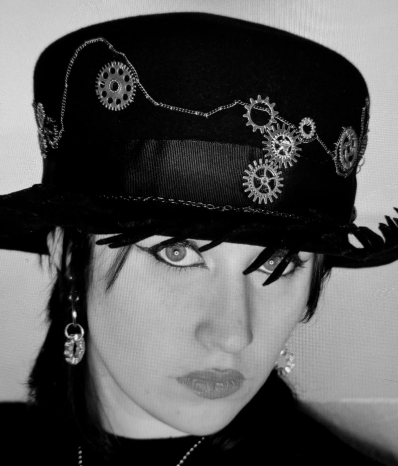 Steampunk Top Hat With Gears. - Etsy