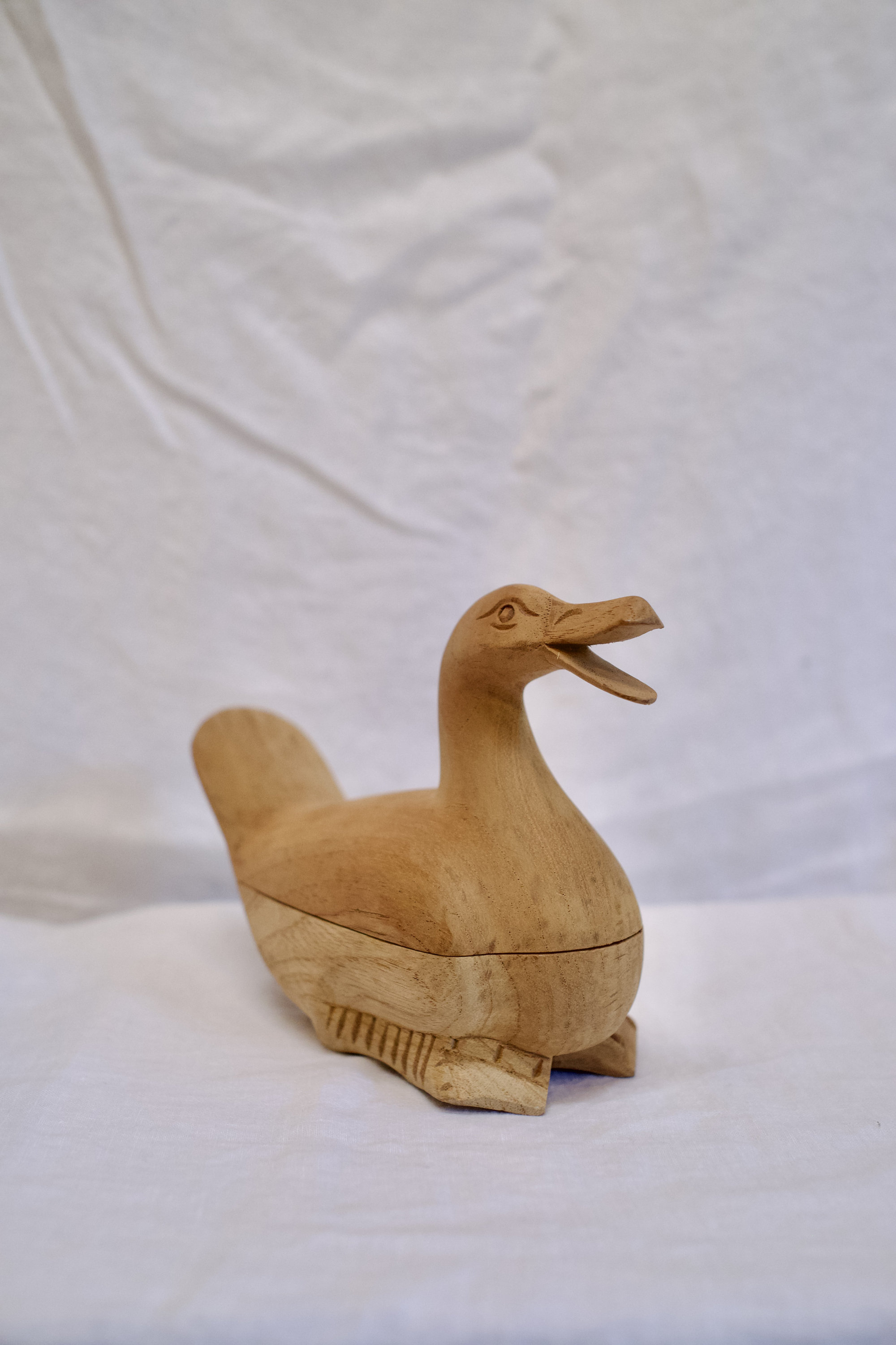 Vintage Handmade Wooden Duck Box - Etsy