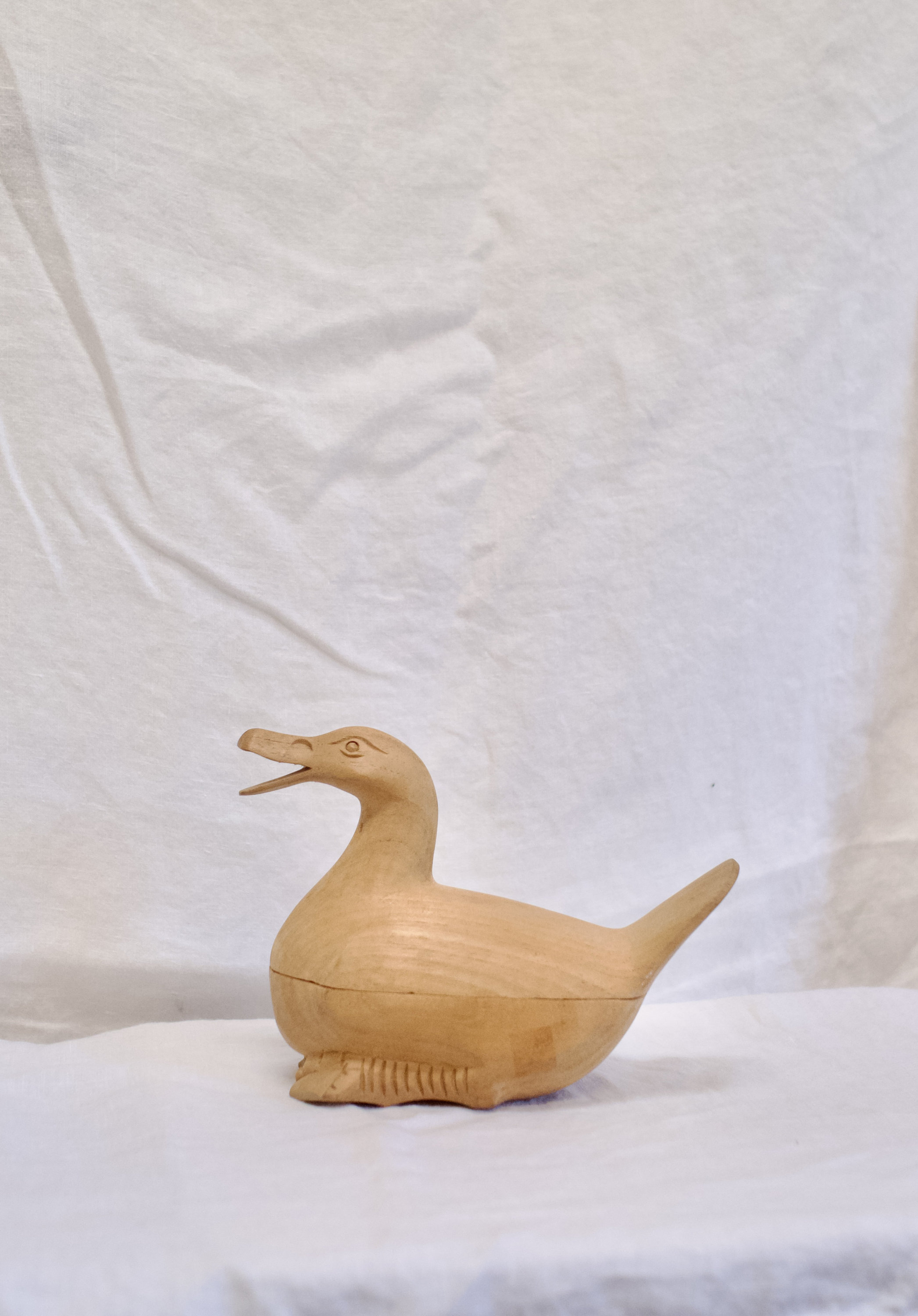 Vintage Handmade Wooden Duck Box - Etsy
