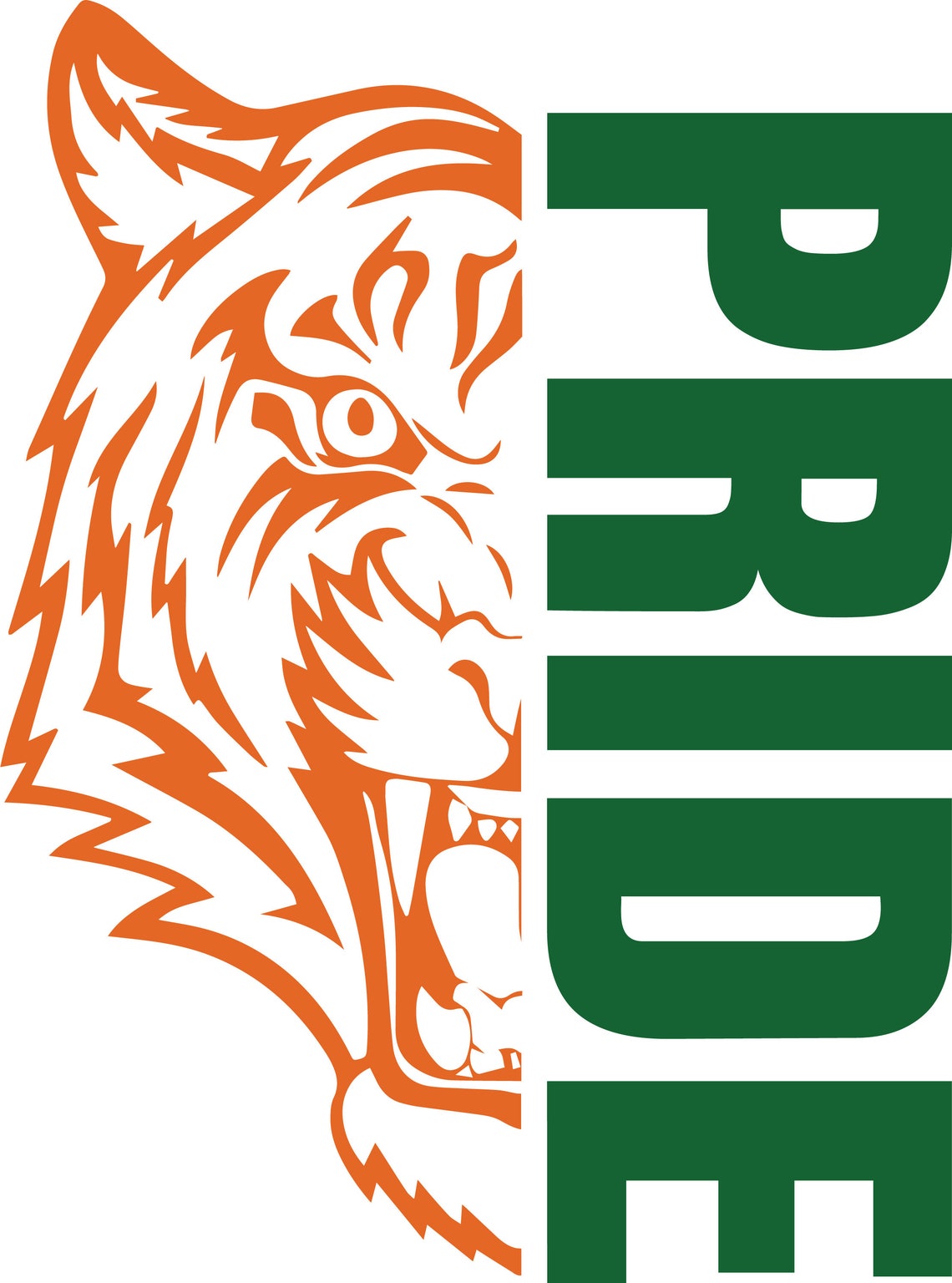 Tigers SVG Tiger Pride High School Mascot School Spirit | Etsy