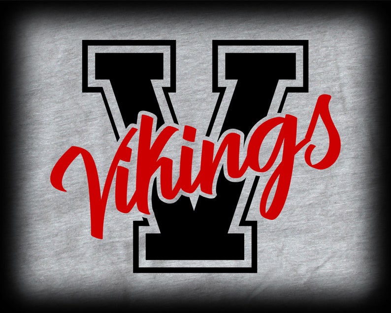 Vikings SVG Viking pride High School Mascot School Spirit | Etsy