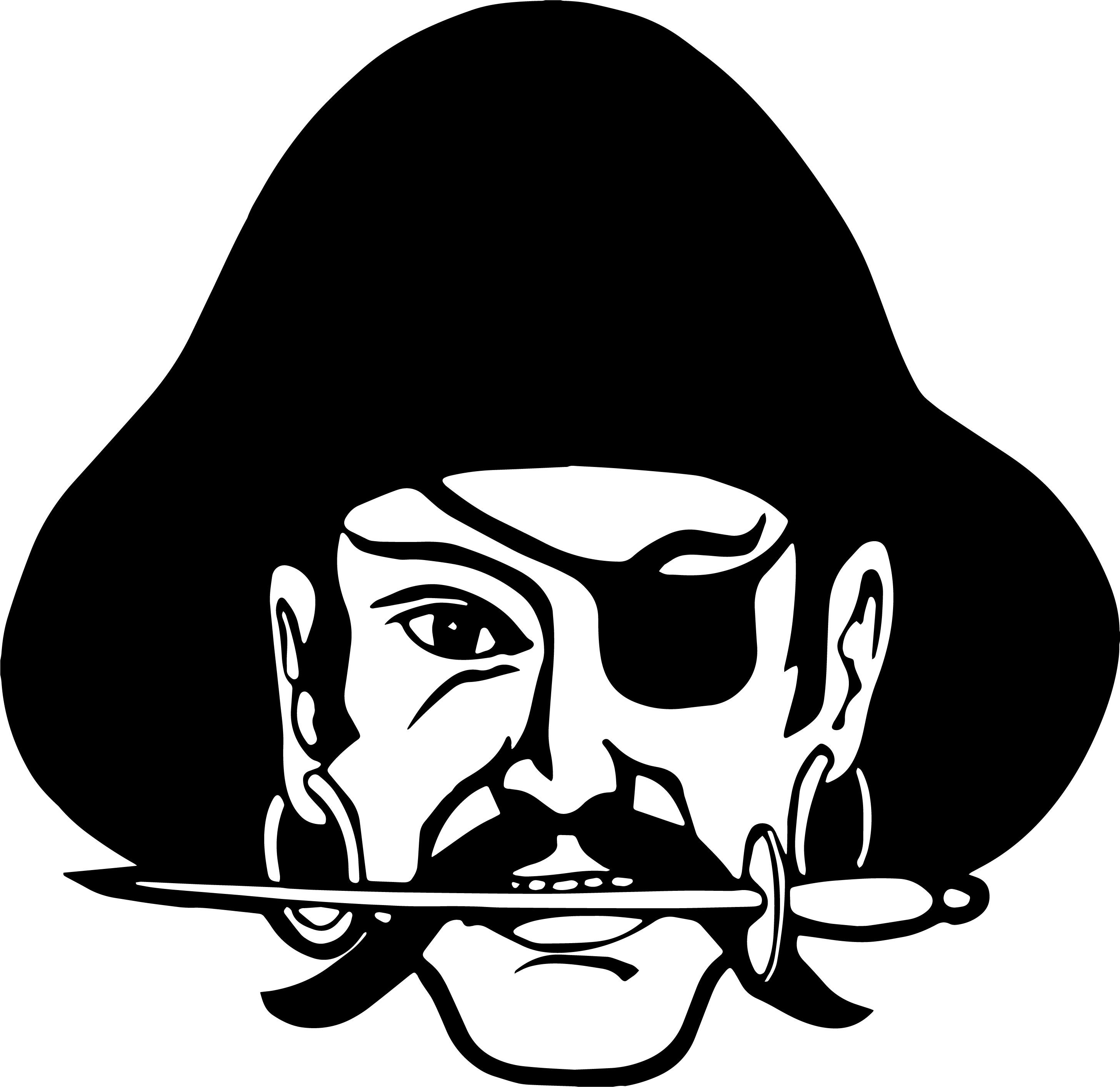 Pirate SVG Pirate Cricut Cut Files Silhouette. Pirate | Etsy