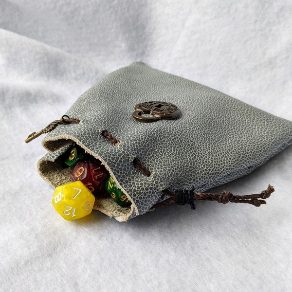Leather Dice Bag - Etsy