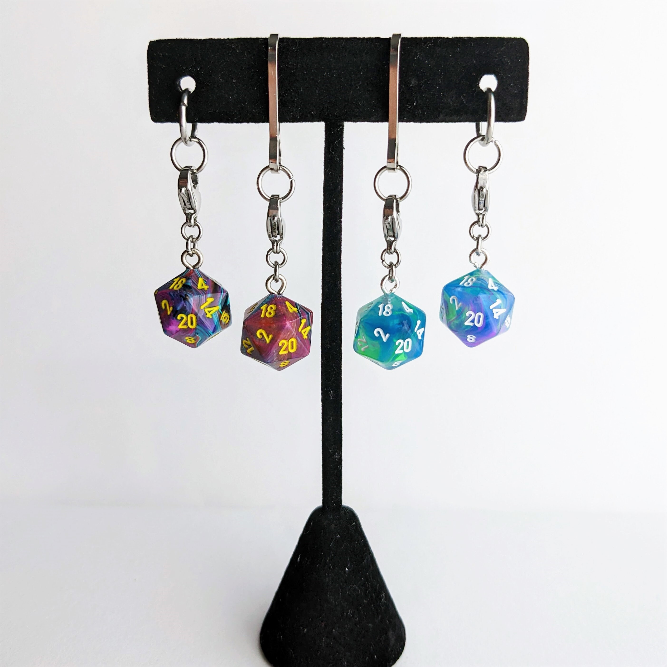 Mini Chessex D20 Charms - Etsy