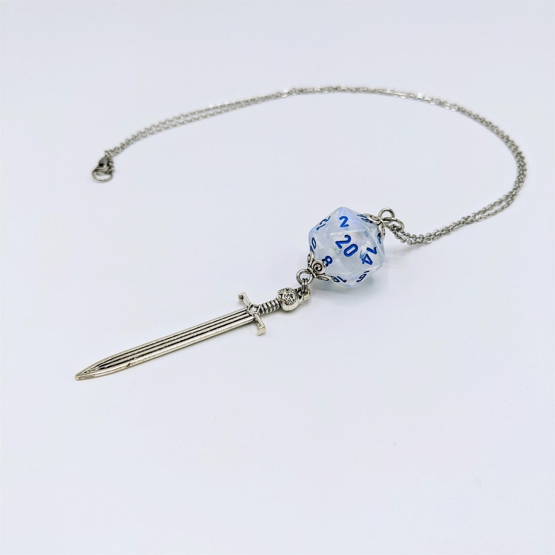 D20 Sword Pendants - Etsy