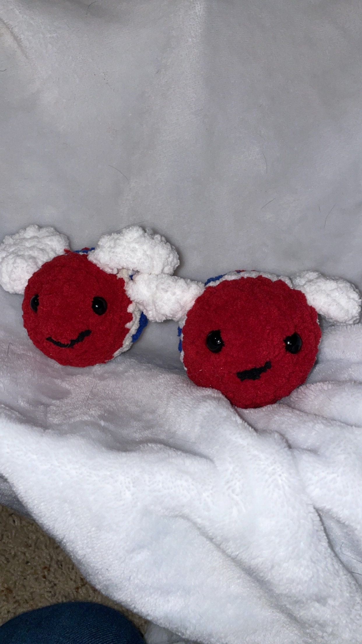 Crochet 4th of July Bees, Plush Toy Bees, Crochet Bees, Crochet Plush ...