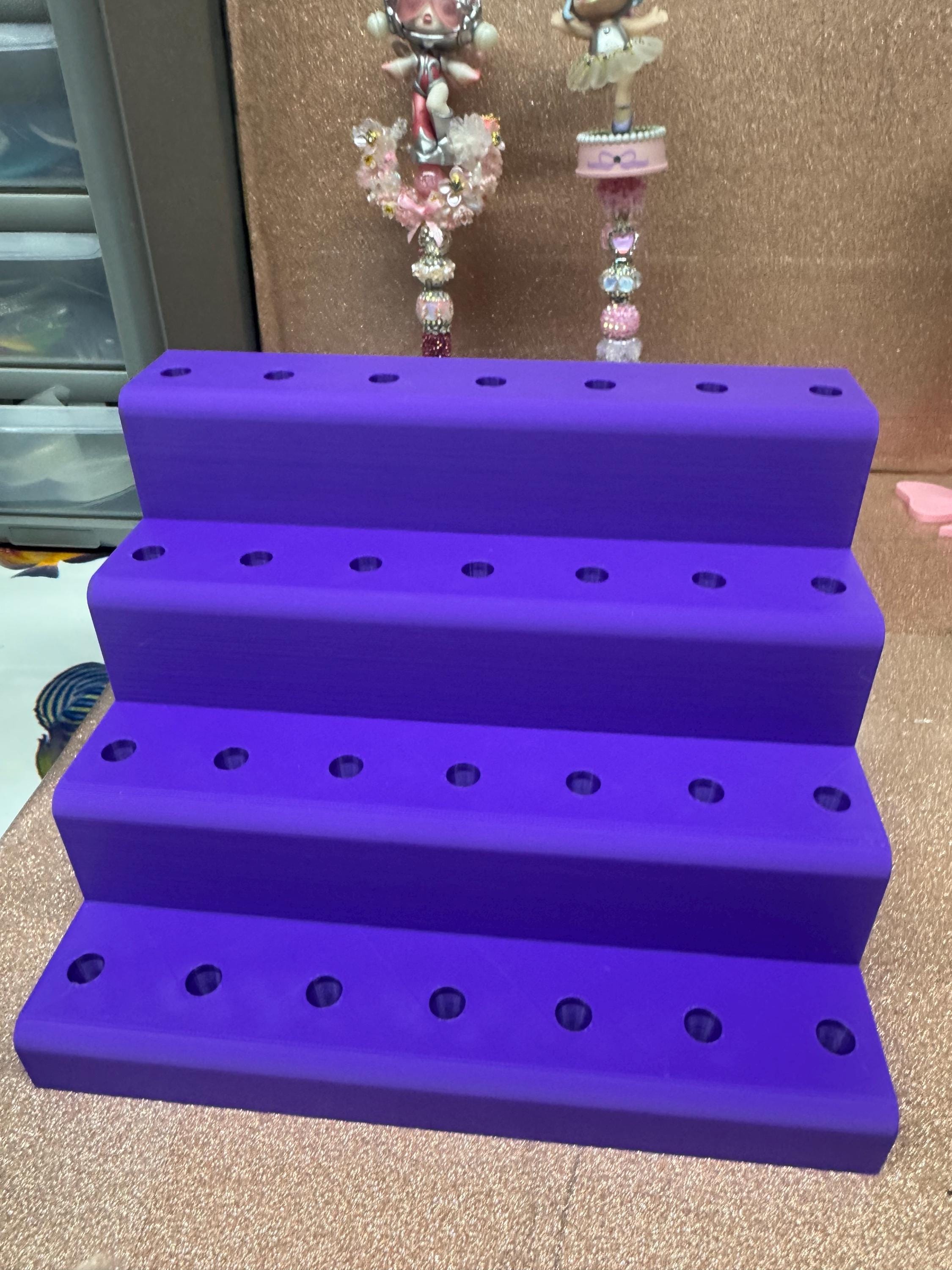 3D Printed Beaded Pen Display, Large Pen Holder, Organizer - Etsy