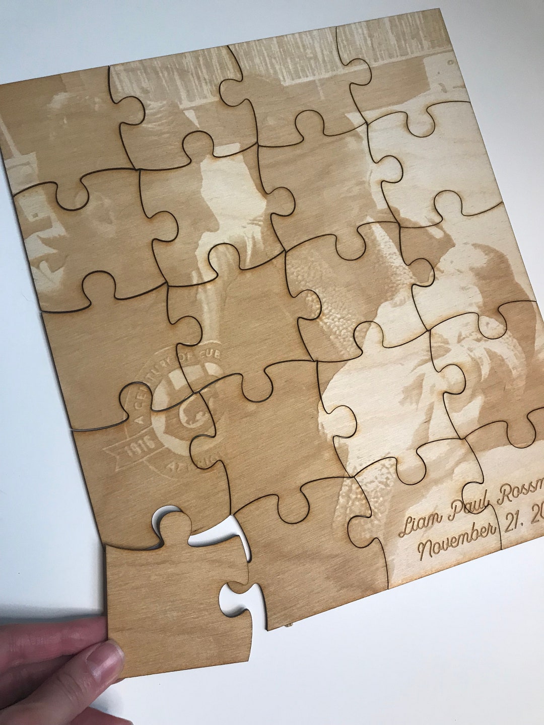 Personalized Photo Puzzle, Photo Gift, Keepsake Gift, Baby Gift ...