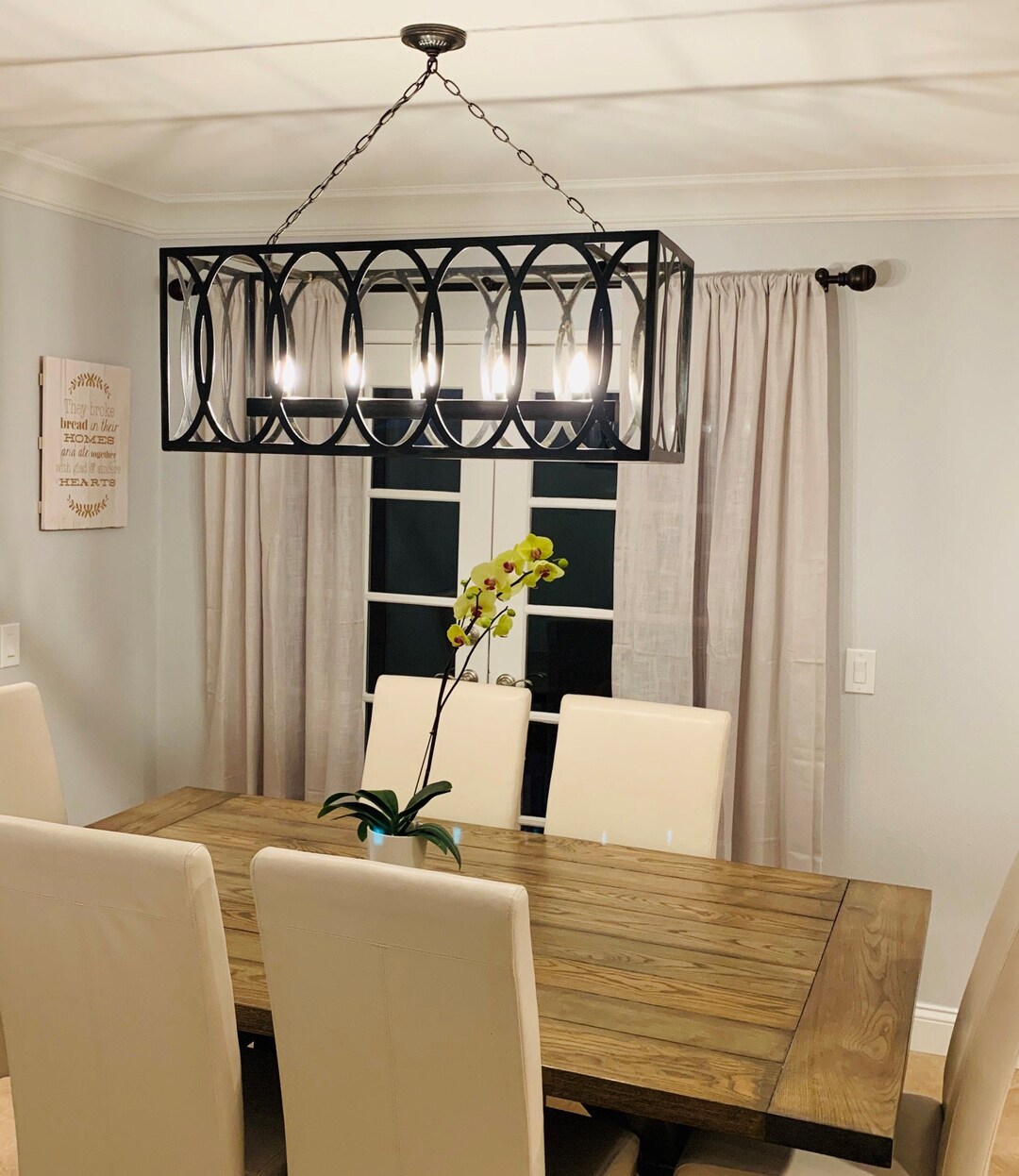 RUSTIC FARMHOUSE CHANDELIER - Etsy