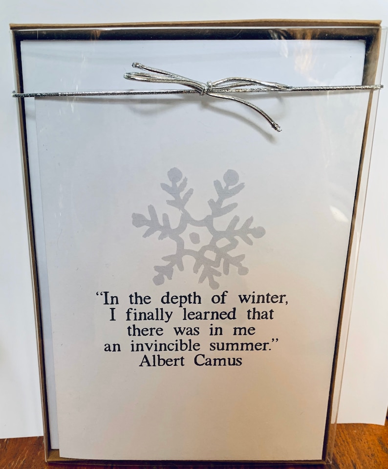 Albert Camus Winter Set of 6 - Etsy