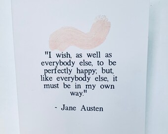 We Have All a Better Guide Print-your-own Jane Austen Note Card - Etsy