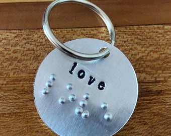 Braille Keychain | Etsy