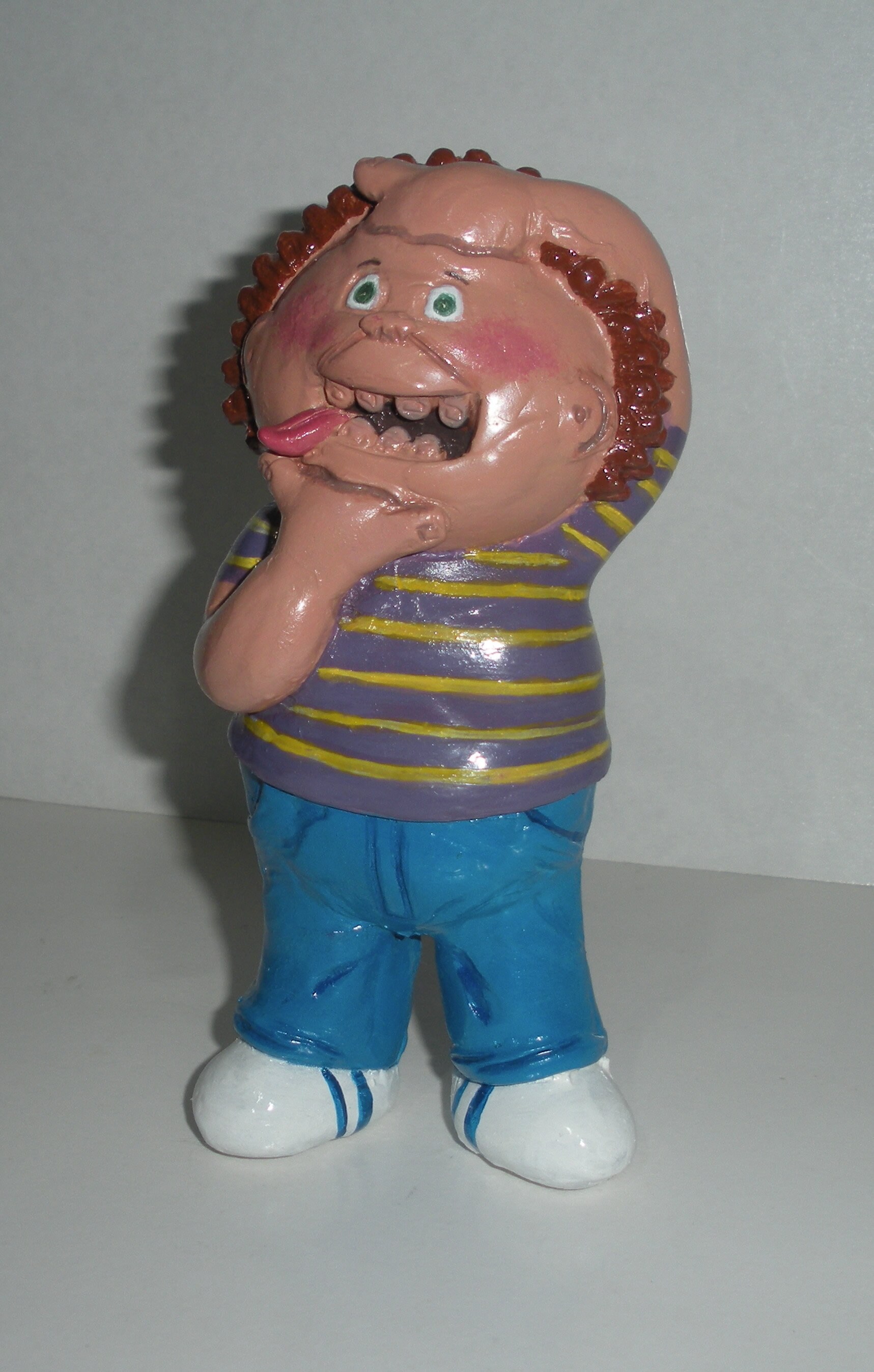 Garbage Pail Kids Figure Sculpture Jordan Nuts Custom Gpk Figure , Art ...