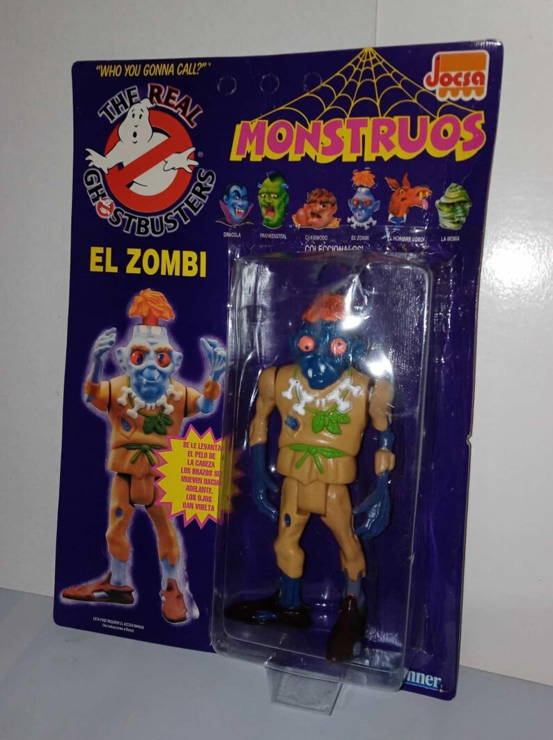Ghostbusters Figure Zombie Skin Blue Vintage Variant - Moc Jocsa ...