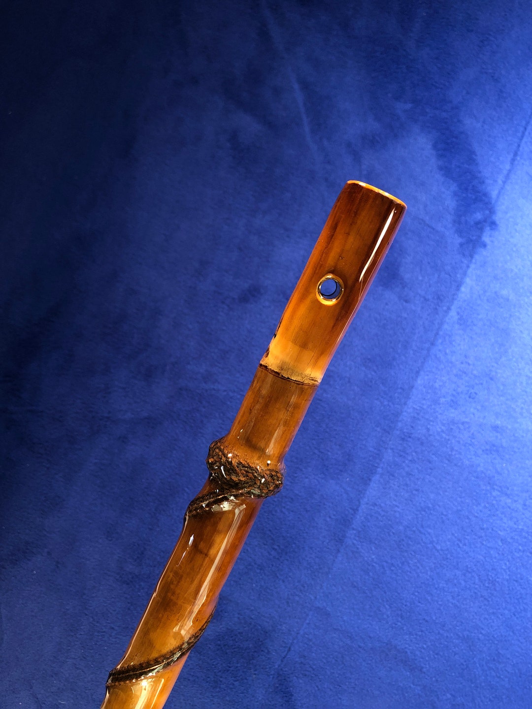 Iron Bamboo Hiking Staff Hand Made - Etsy