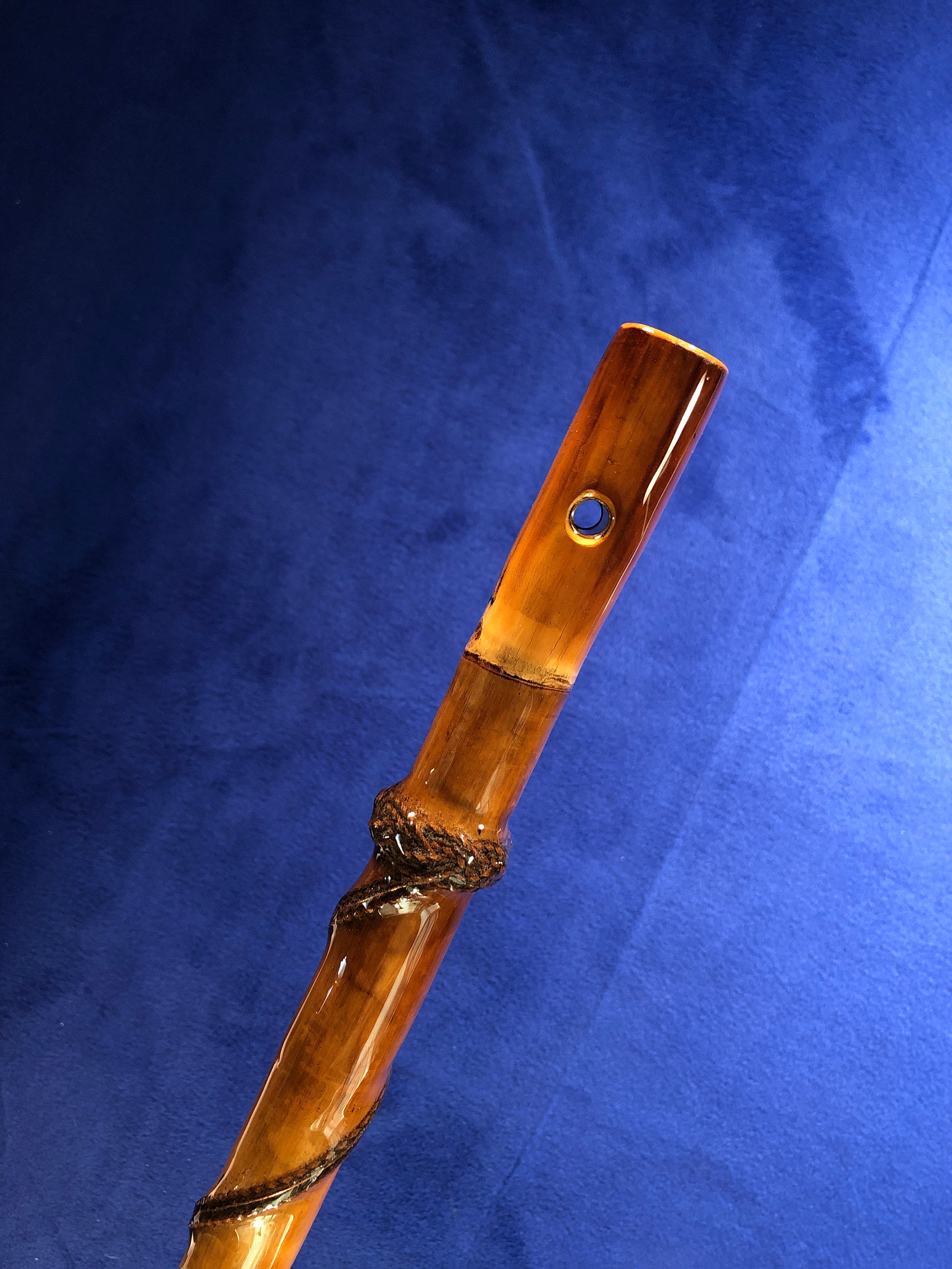 Iron Bamboo Hiking Staff Hand Made - Etsy