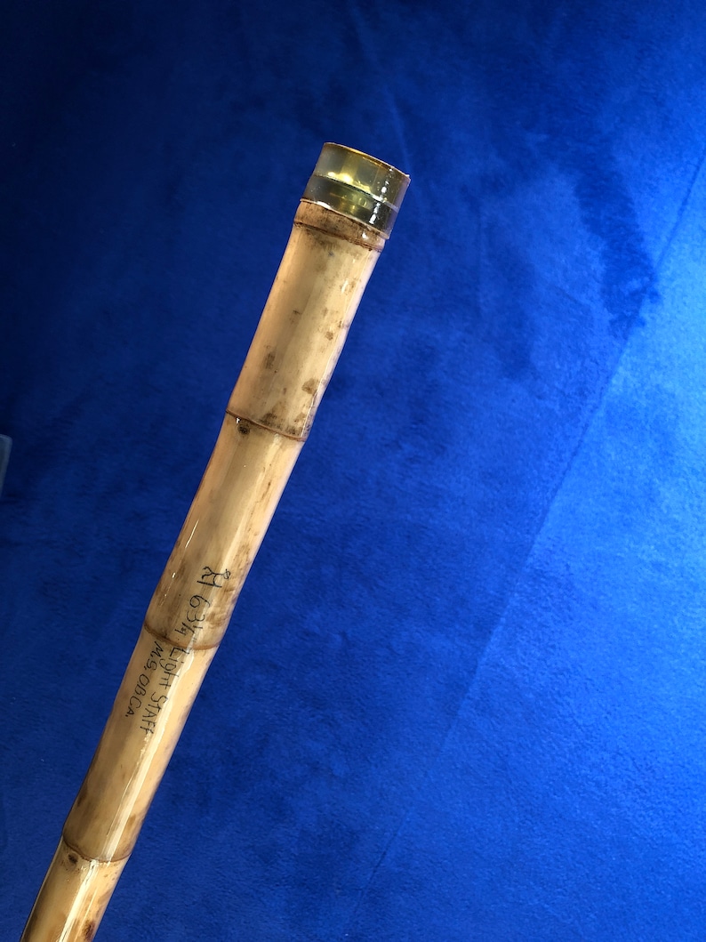 Iron Bamboo Hiking Staff Hand Made - Etsy