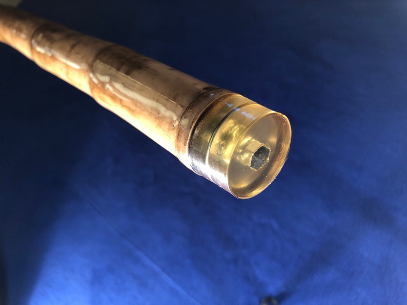 Iron Bamboo Hiking Staff Hand Made - Etsy