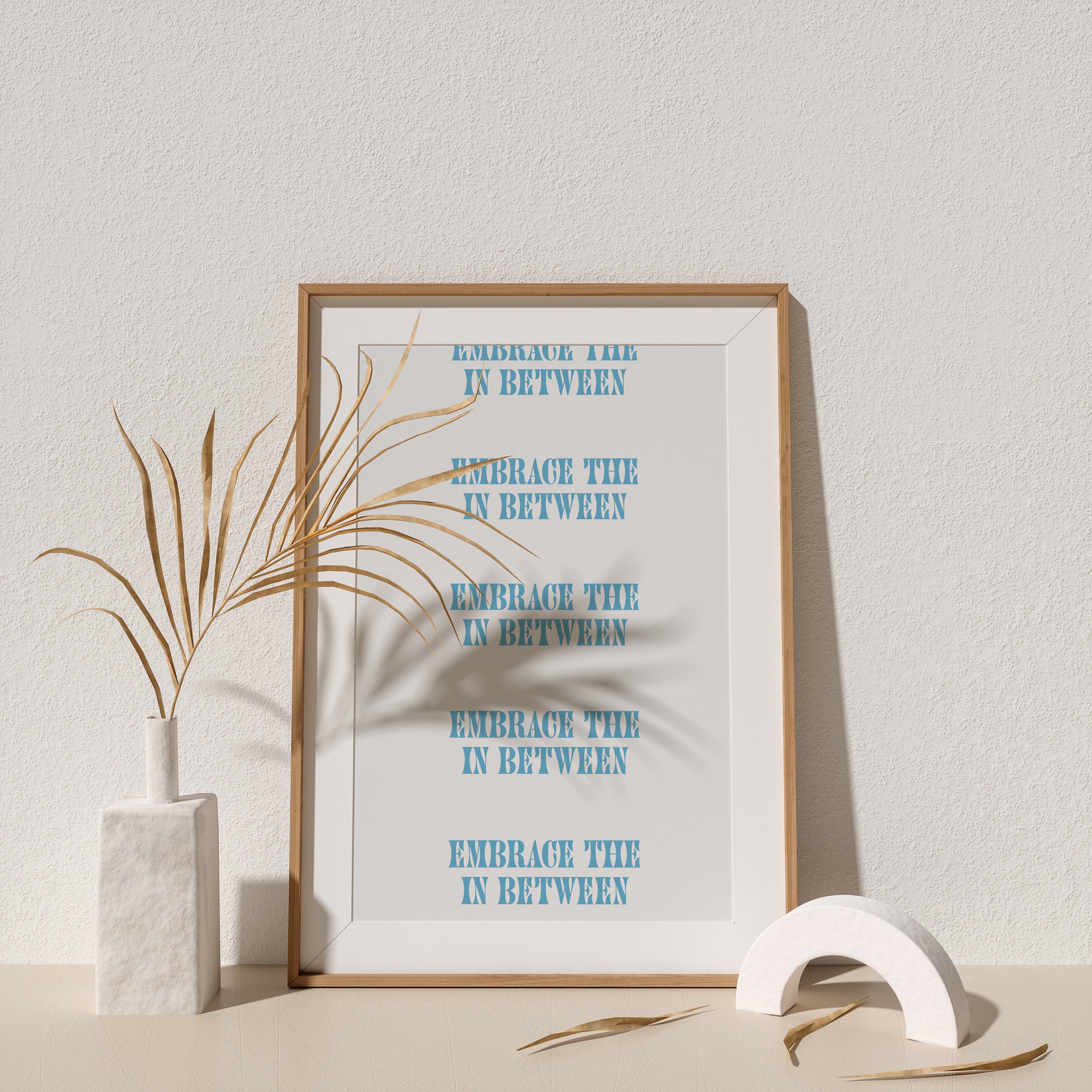 Embrace the in Between Print, Abstract Art Print, Printable Wall Art ...